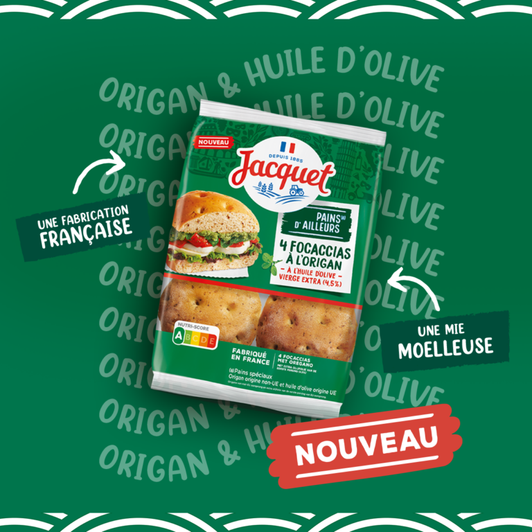 Discover Jacquet’s oregano focaccia - Jacquet Brossard